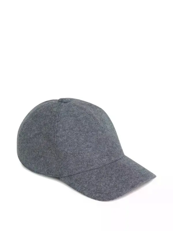 Fedeli Felt Baseball Cap - Grey