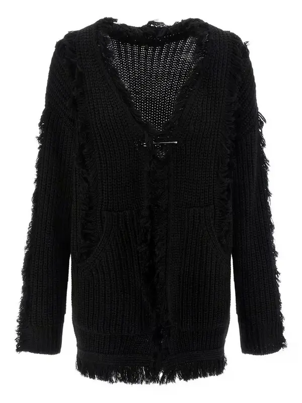 R13 Brooch-detail Cardigan