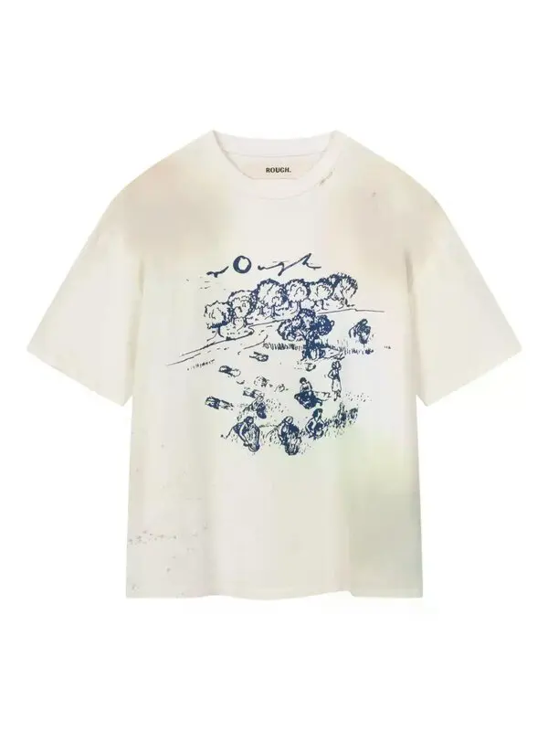 ROUGH. Graphic-print T-shirt