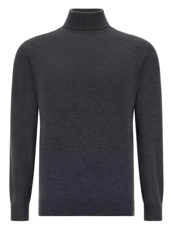 Boggi Milano High-neck Sweater - Grey