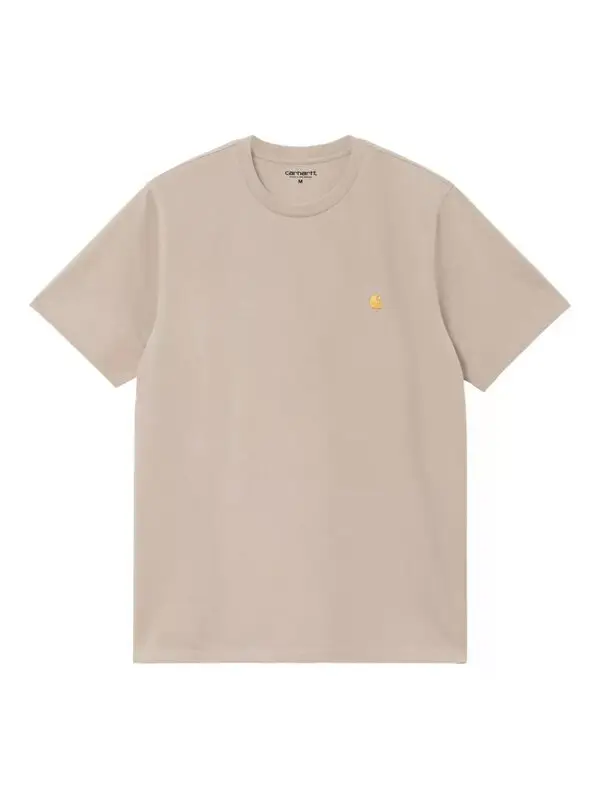 Carhartt Work In Progress Embroidered-logo T-shirt - Neutrals
