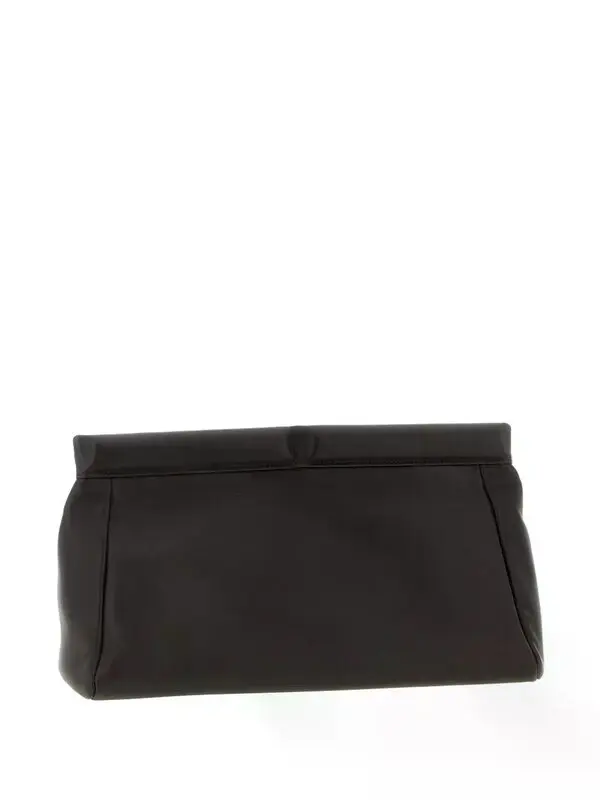 ARMARIUM Eloisa Debossed-logo Clutch - Brown