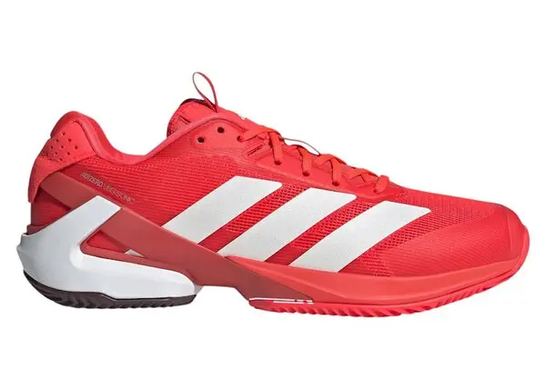 Adidas Adizero Ubersonic 5 Clay Sneakers - Lucid Red/zero Metalic/aurora Ruby