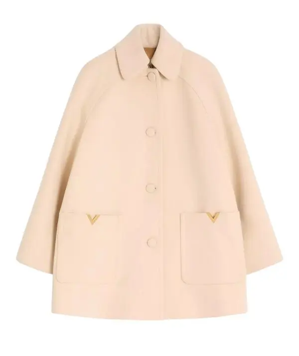 Valentino Garavani Wool Drap Pea Coat