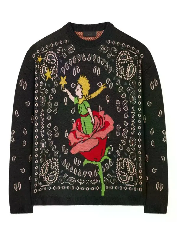Alanui X The Little Prince Paisley Sweater