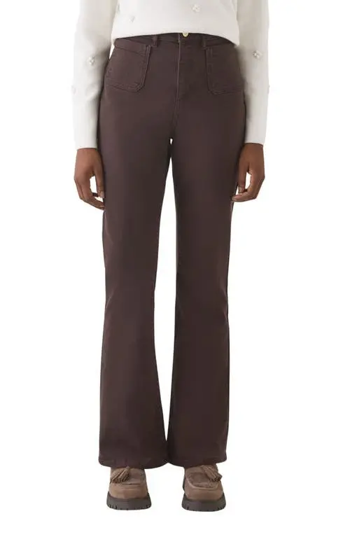 LK BENNETT Samantha High-rise Flare Jeans