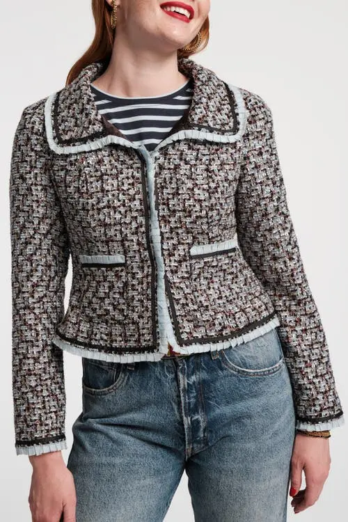 FRANCES VALENTINE Jessie Deco Tweed Jacket
