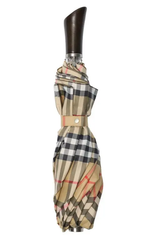 Burberry Check Folding Umbrella