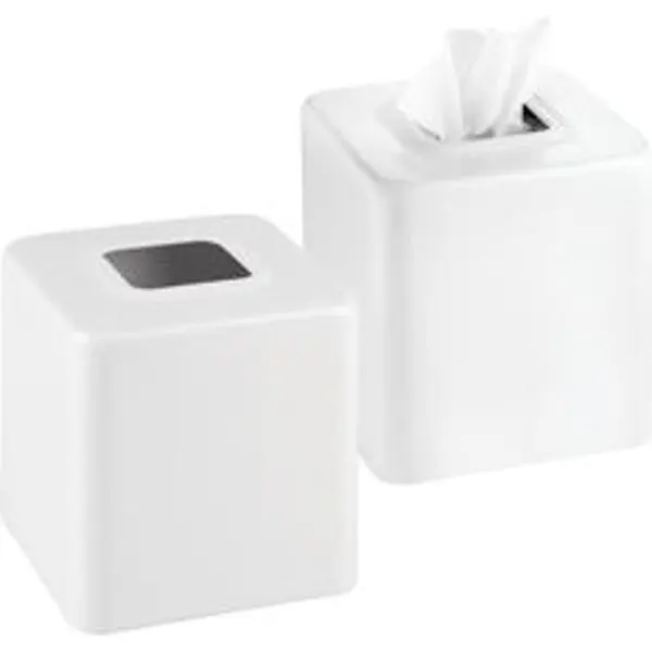 MDESIGN Metal Square Modern Tissue Box Cover Holder For Bathroom