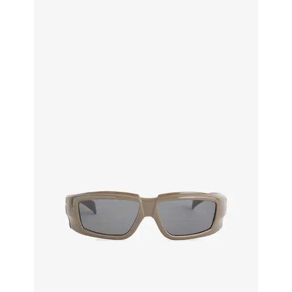Rick Owens Dusk Sunglasses - Dstgrey Temple/blk Lens