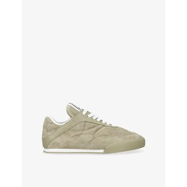 Chloé Kick Low Suede Trainers - Khaki