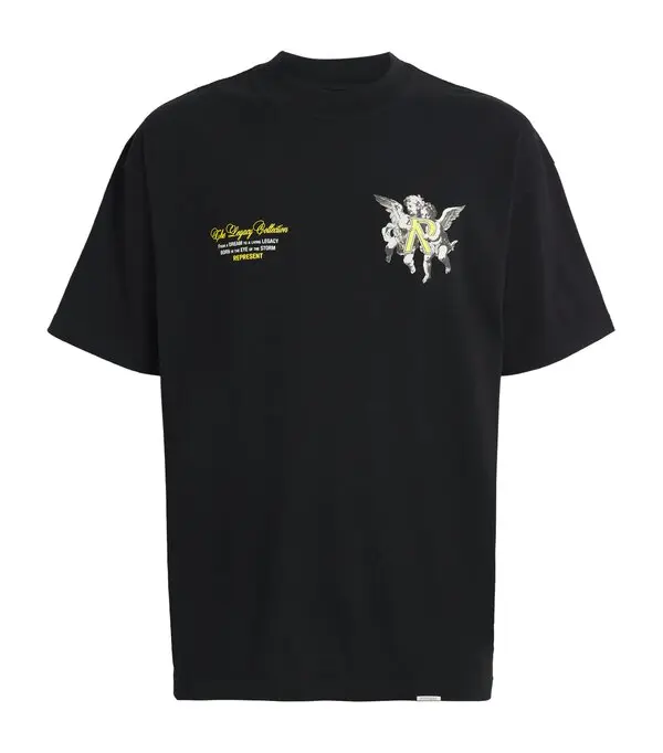 REPRESENT Cotton Legacy Cherub T-shirt - Black