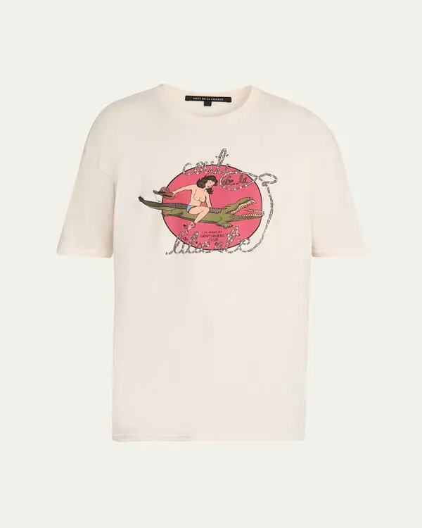 Cout De La Liberte La Gentleman's Club Graphic T-shirt - Melon