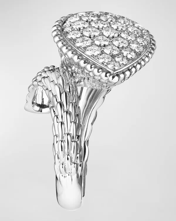 Boucheron Serpent Bohème Ring With Diamonds