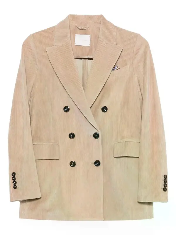 CIRCOLO 1901 Double-breasted Corduroy Blazer