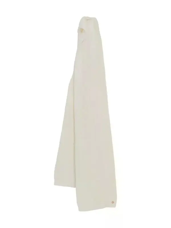 Casablanca Ribbed Wool Scarf