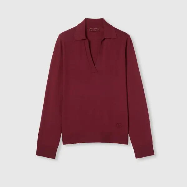 Gucci Extra Fine Wool Polo Top