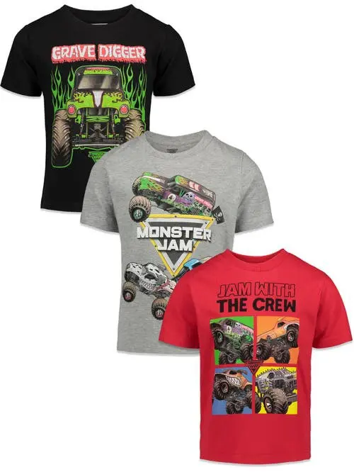 MONSTER JAM 3-pack Graphic T-shirts