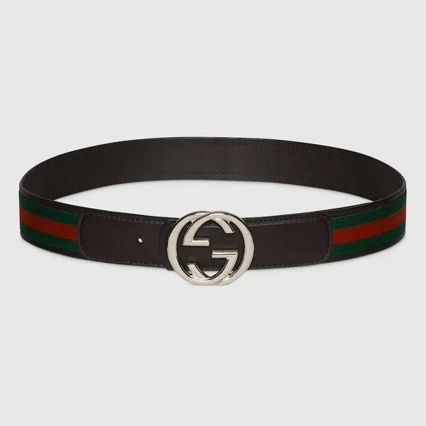 Gucci Reversible Belt With Interlocking G Buckle