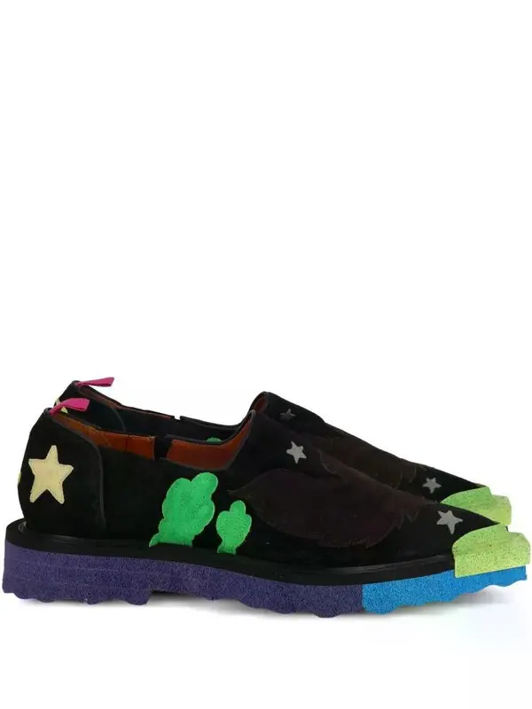 Off-White Suede Slip-on Sneakers