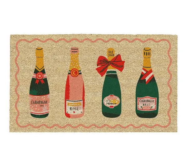 DESIGN IMPORTS Champagne Doormat
