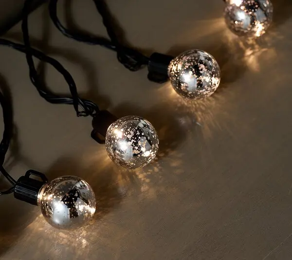 MARTHA STEWART Color Flip 25' Halloween Globe Lights
