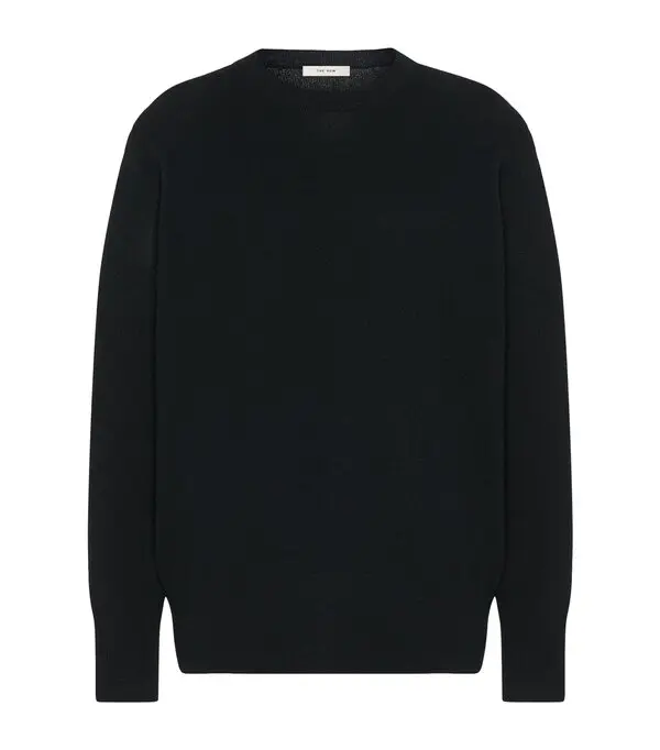 THE ROW Leilani Cashmere Sweater - Black