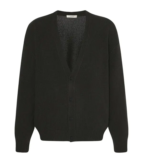 THE ROW Mats Cashmere Cardigan - Black