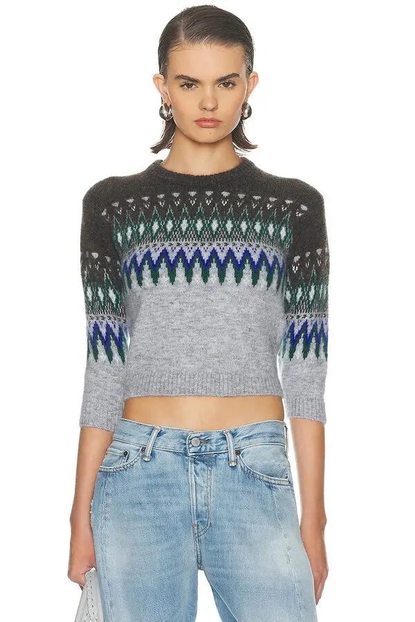 Acne Studios Kordics Nordic Shrunken Sweater