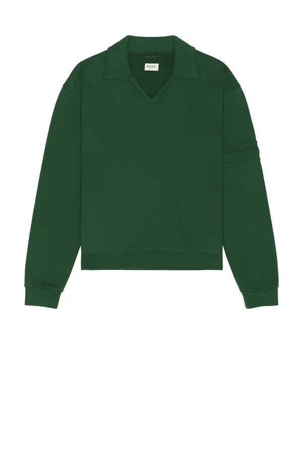 BODE Crew Polo In Green - Dark Green