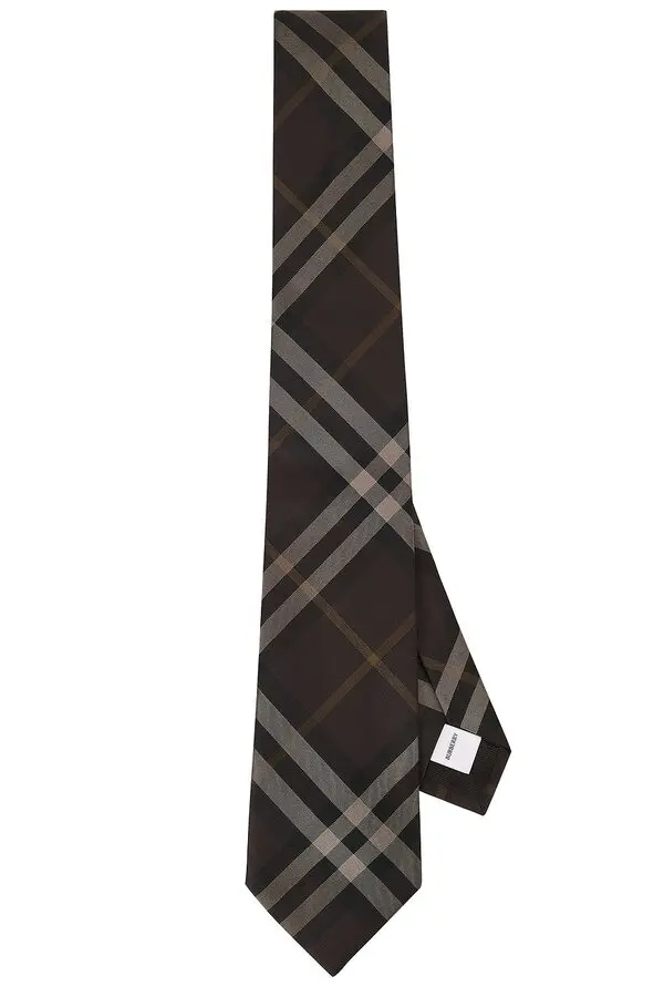 Burberry Thornton Tie - Truffle Check