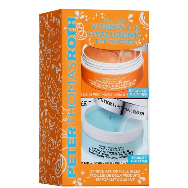 PETER THOMAS ROTH Vitamin C & Hyaluronic Eye Patches 2-piece Full - One-color