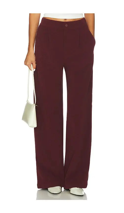 Varley Floris Wide Leg 29.5 Pant - Decadent Chocolate
