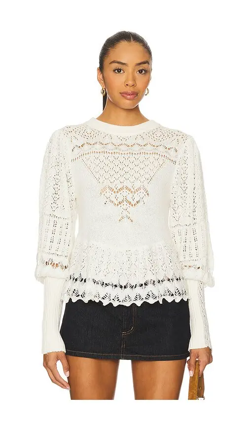 Free People Lucinda Sweater - Ivory
