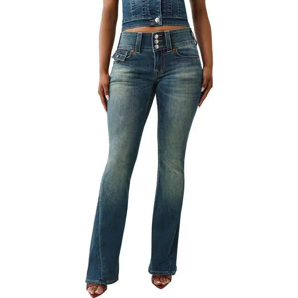 True Religion Joey Flare Leg Jeans