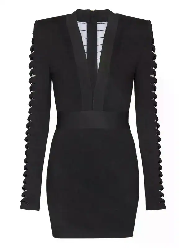 white christmas dresses Balmain Bodycon Cutout Dress main image 1