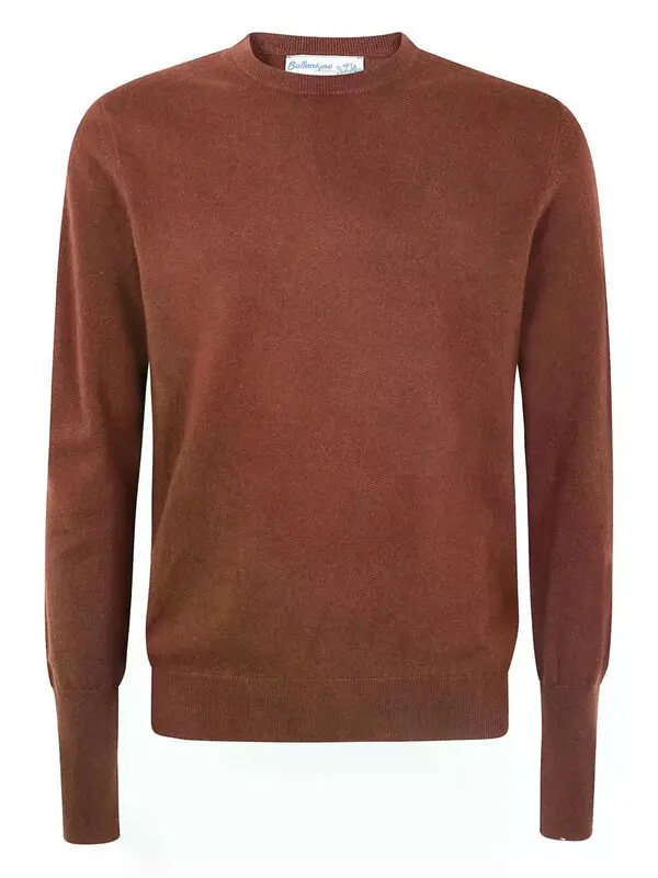 BALLANTYNE Crew-neck Cashmere Sweater - Brown