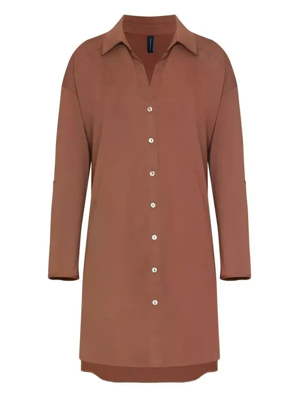 LYGIA & NANNY Meline Shirt Dress - Brown