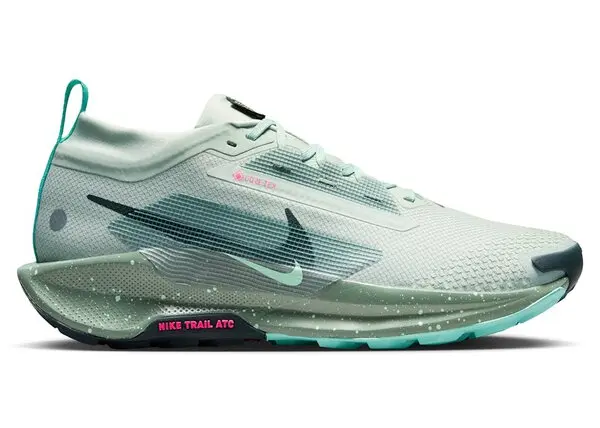 Nike React Pegasus Trail 5 Gore-tex Sneakers - Light Silver/clay Green/mint Foam