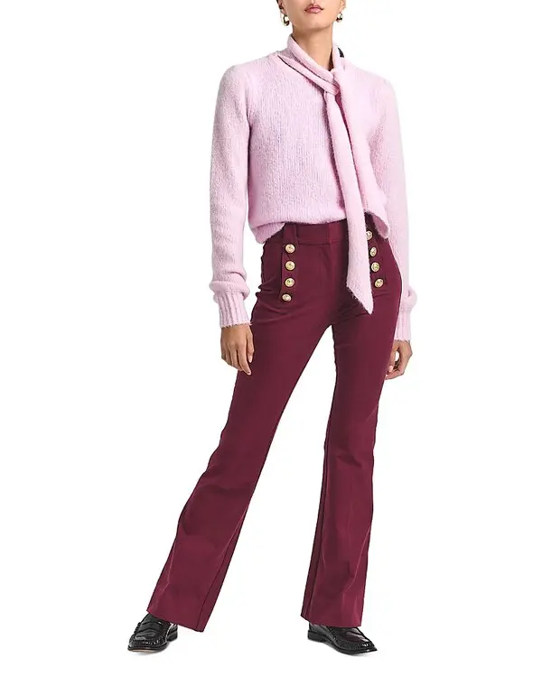 Derek Lam 10 Crosby Flare Pants - Bordeaux