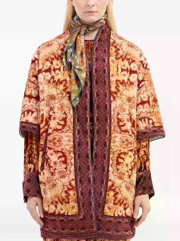 PIERRE-LOUIS MASCIA Geometric-pattern Silk Scarf