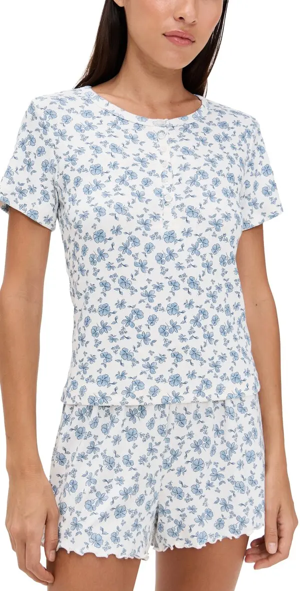 Z Supply Floral Print Top