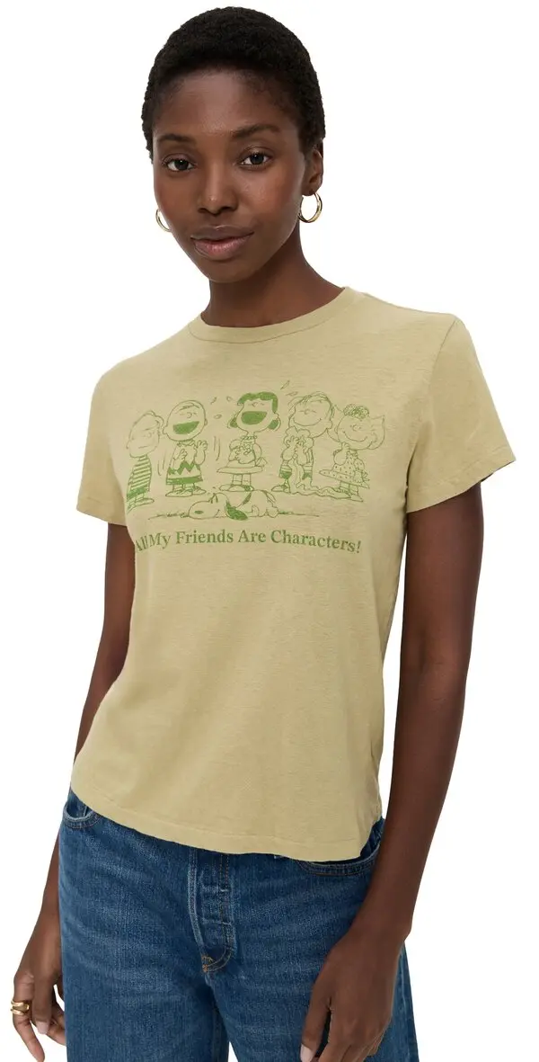 RE/DONE Peanuts Characters Classic Tee