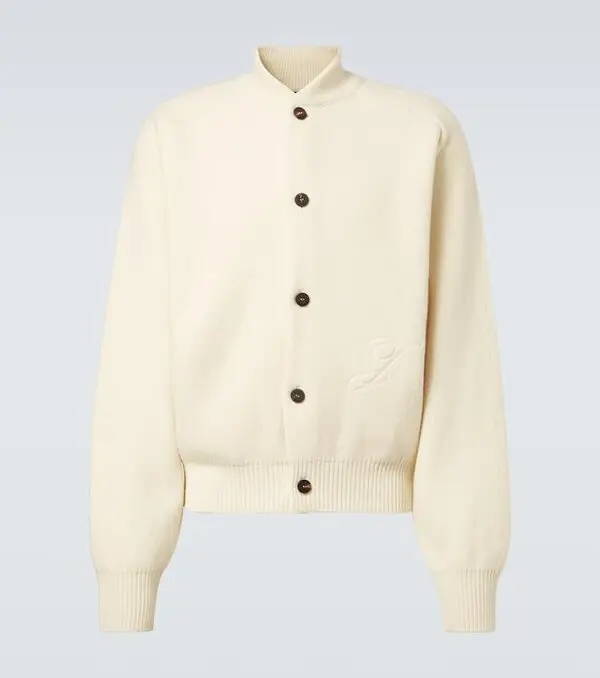 Jacquemus Pallone Wool And Cashmere Cardigan