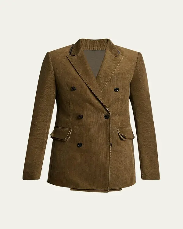 Sacai Corduroy Double-breasted Jacket