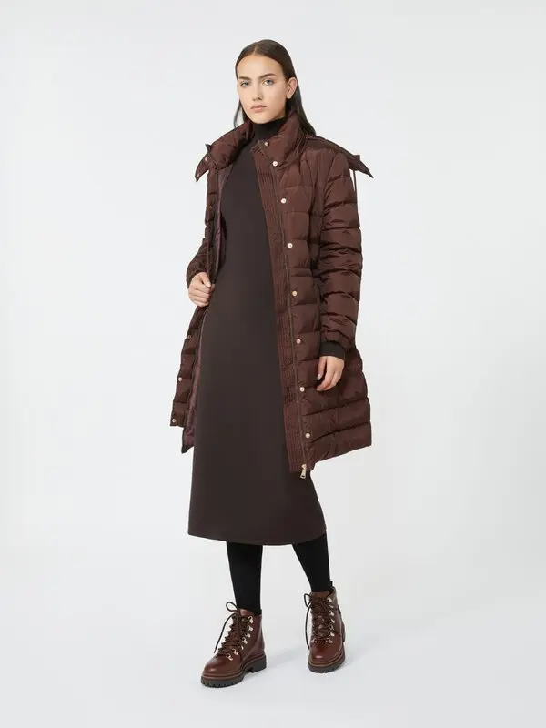 Max Mara Slim-fit Down Jacket - Wine-coloured