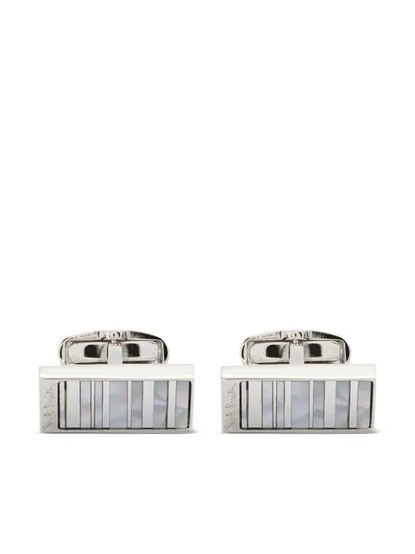 Paul Smith Cufflink Mop Strp Accessories - Grey