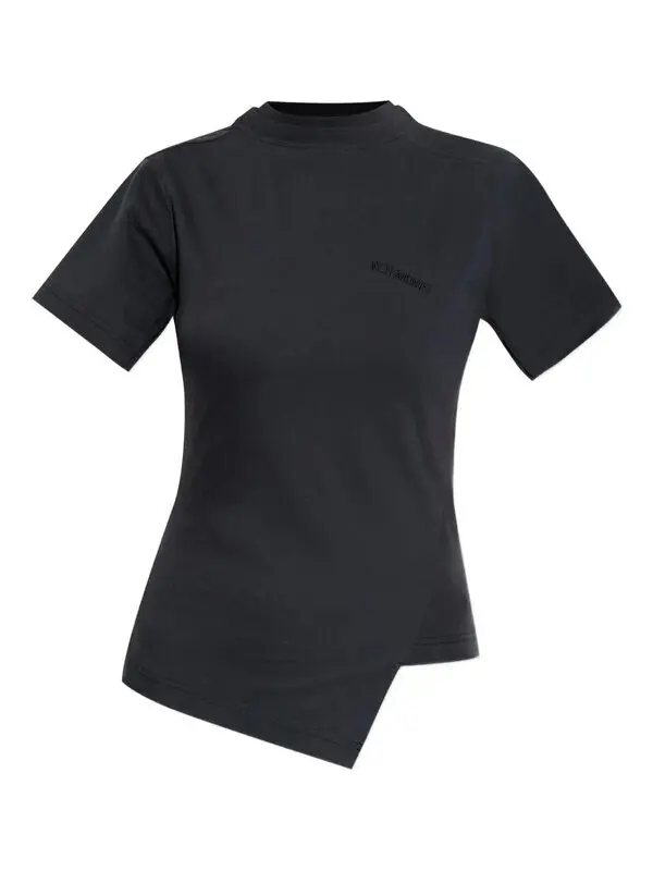 Vetements Logo Shifted T-shirt - Black