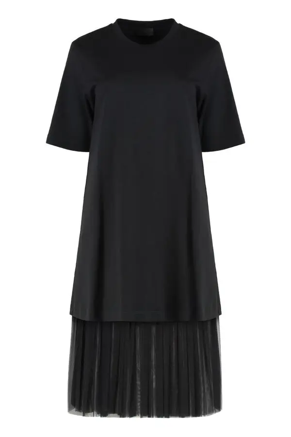 Moncler Cotton And Tulle Dress