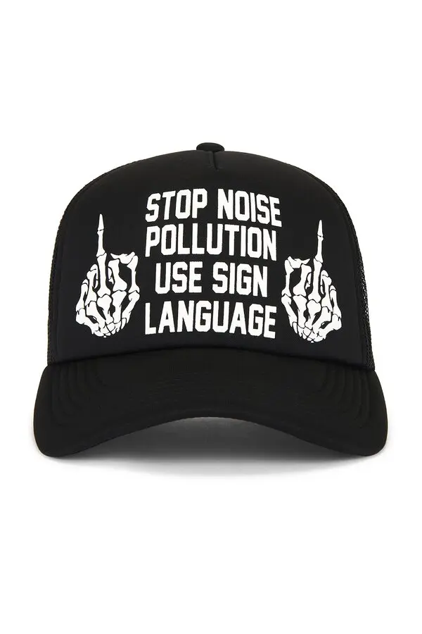 PLEASURES Pollution Trucker Hat